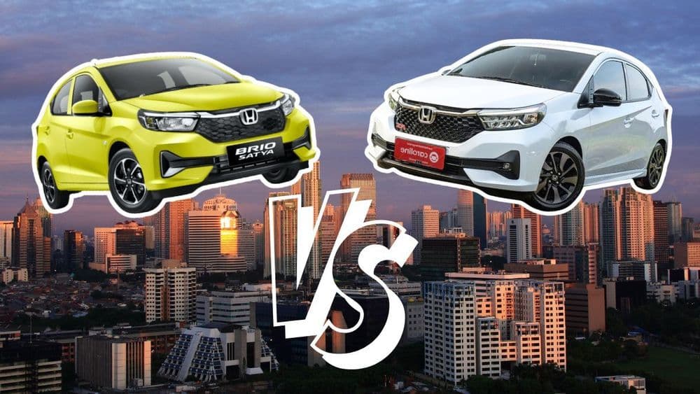 Perbandingan Lengkap Brio RS vs Brio Satya